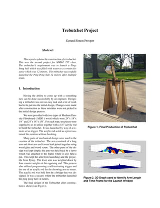 Trebutchet Report | PDF