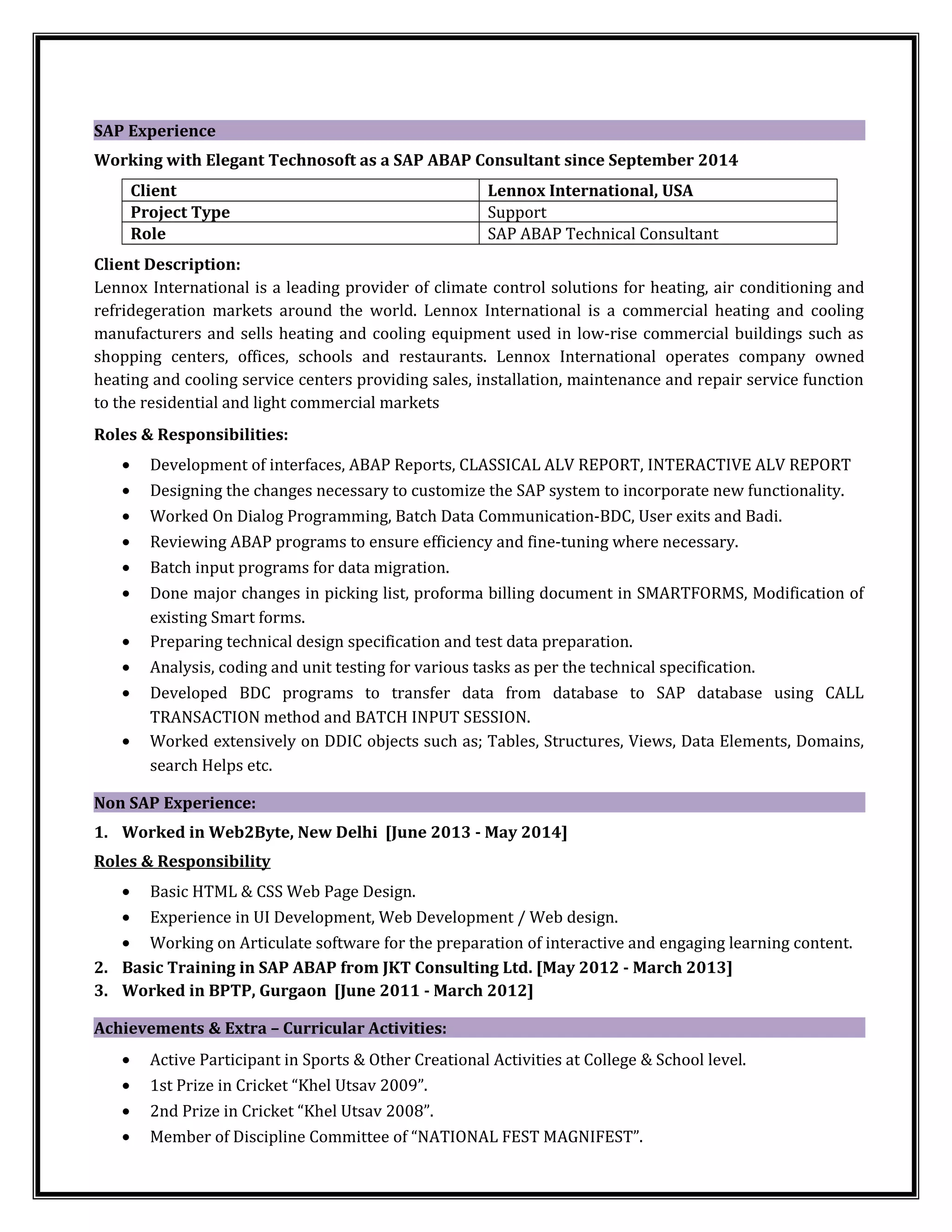 Neeraj Lamba Final Cv (1) | DOC