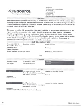 Background Report | PDF