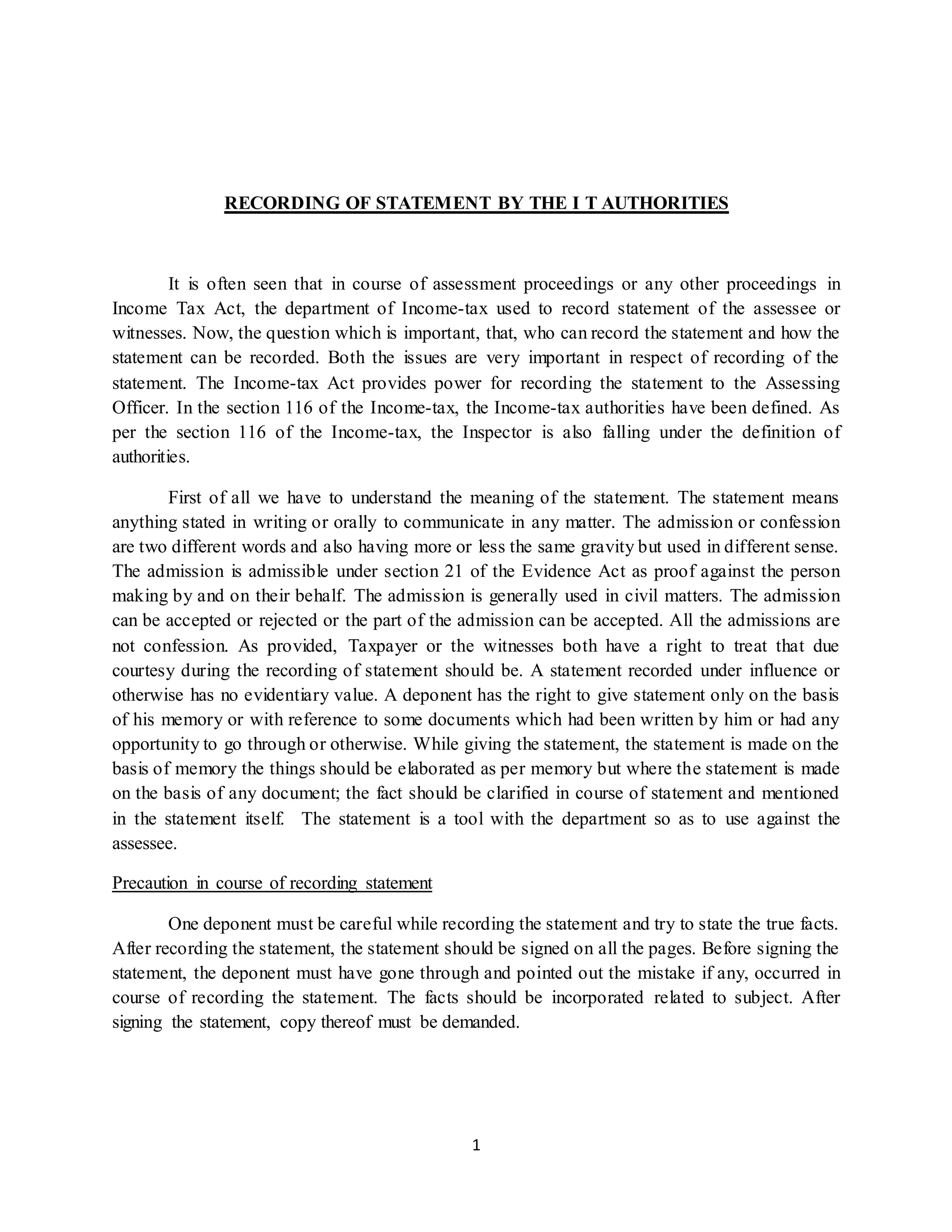 Recording_of_statement | PDF