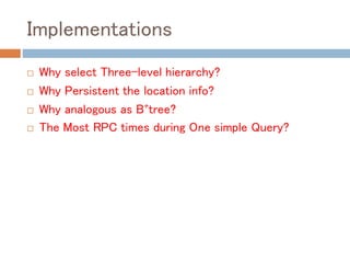 BigTable PreReading | PPT