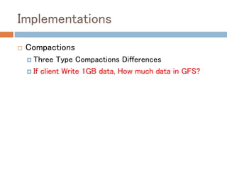 BigTable PreReading | PPT