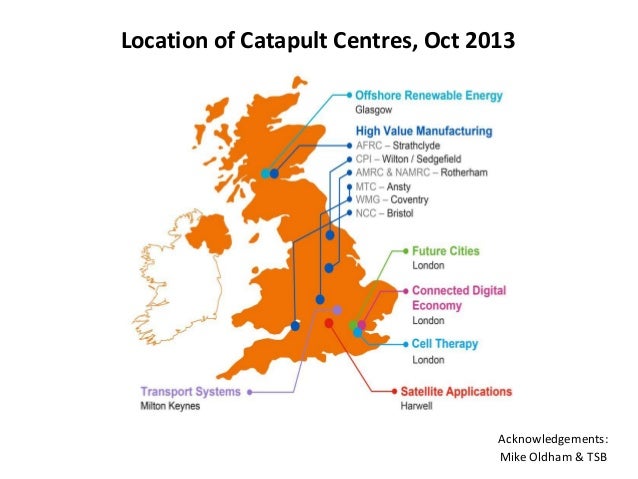 Catapult Centres, Inside Government event 23.10.2013