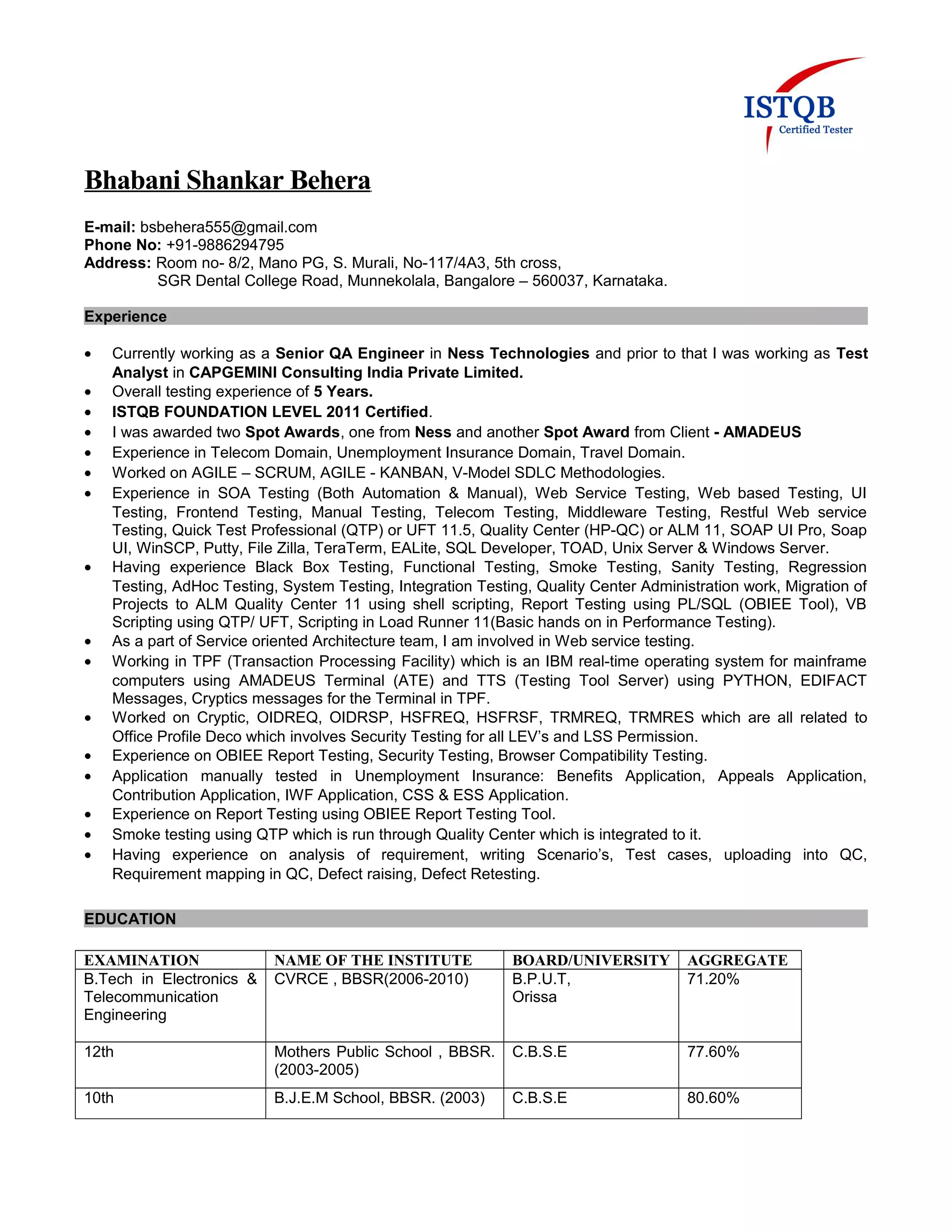 Bhabani Shankar Behera_CV | DOC
