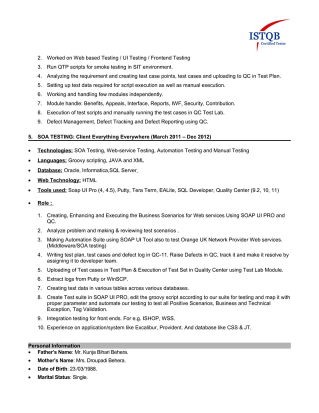 Bhabani Shankar Behera_CV | PDF