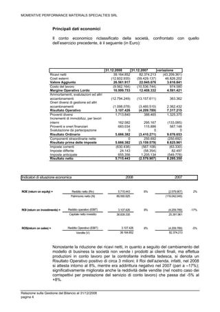 Relazione sulla gestione di bilancio 2008 def rev kpmg[1] | PDF