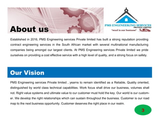 PMS Engineering Pvt Ltd Corporate Profile | PDF | Construction Industry | Industries