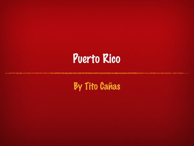 Puerto Rico | PPT
