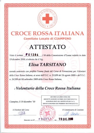 CROCE ROSSA | PDF