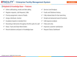 eFACiLiTY® Facility Management Software | PPT