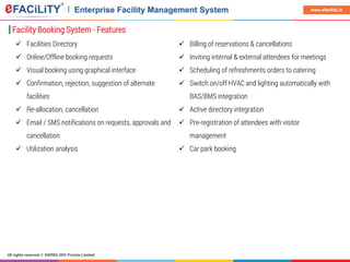 eFACiLiTY® Facility Management Software | PPT