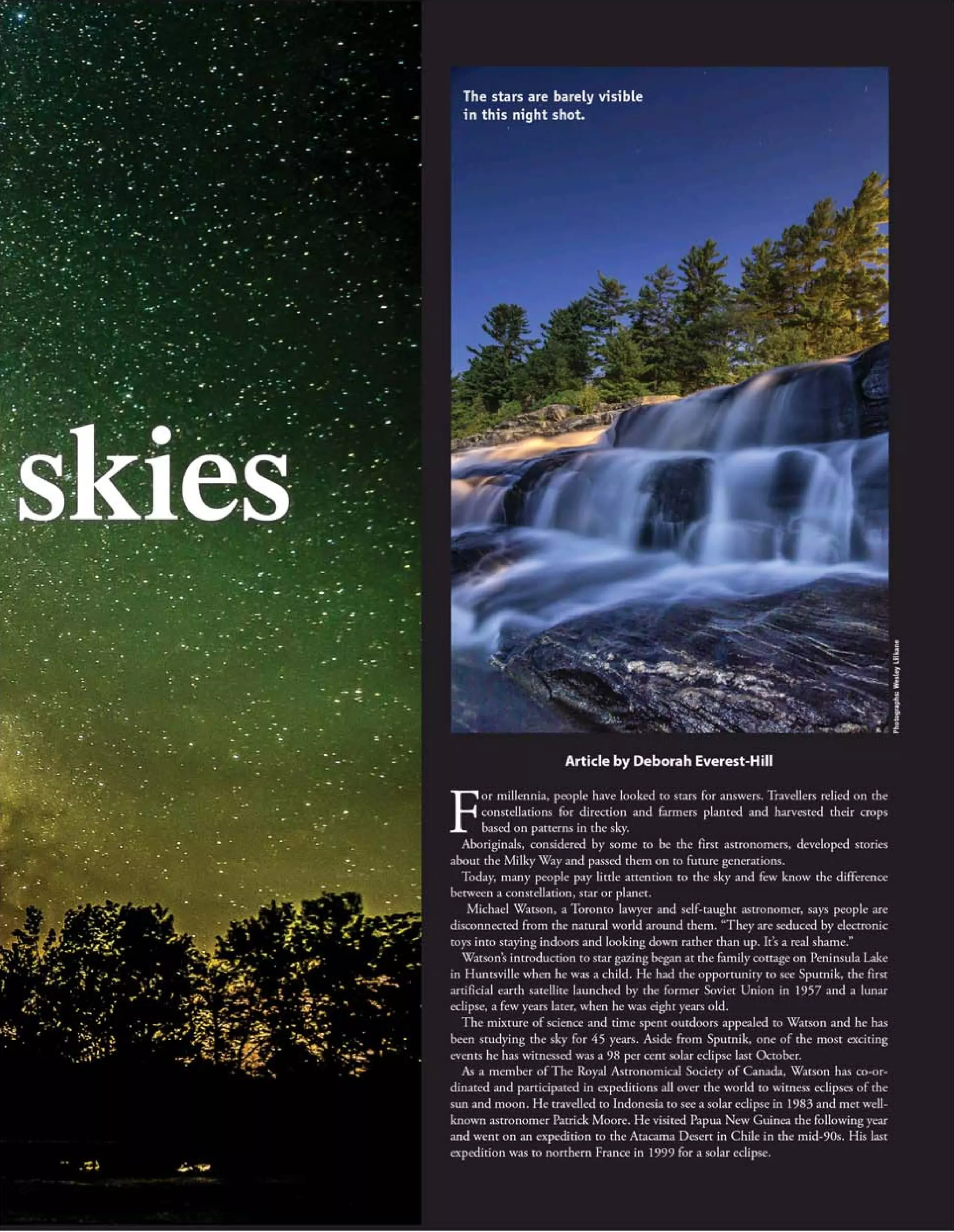 Muskoka Night Sky | PDF