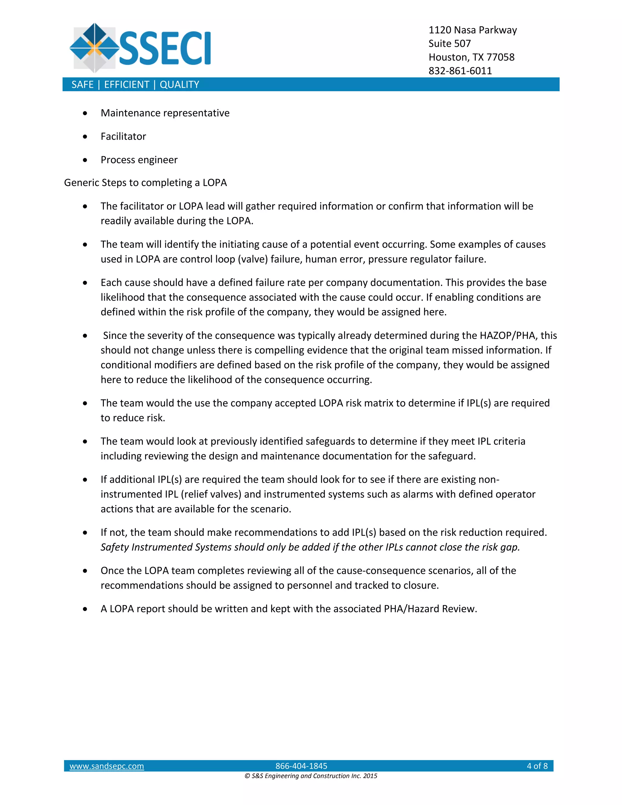 LOPA_SIS - in plain English | PDF