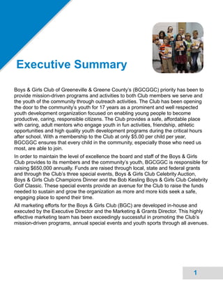 MAC Award Submission for BGCA Initatives and Special Events | PDF