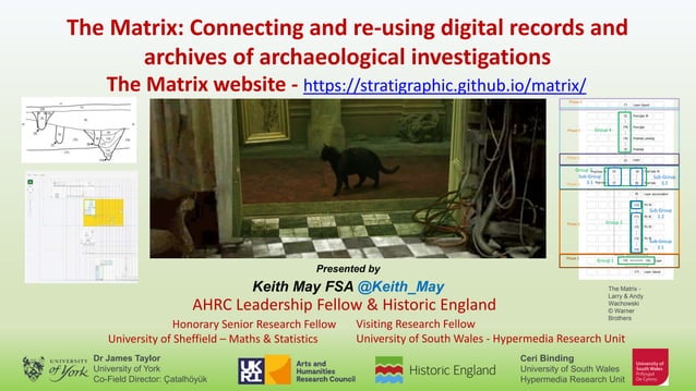 The Matrix: connecting and re-using digital records of archaeological ...