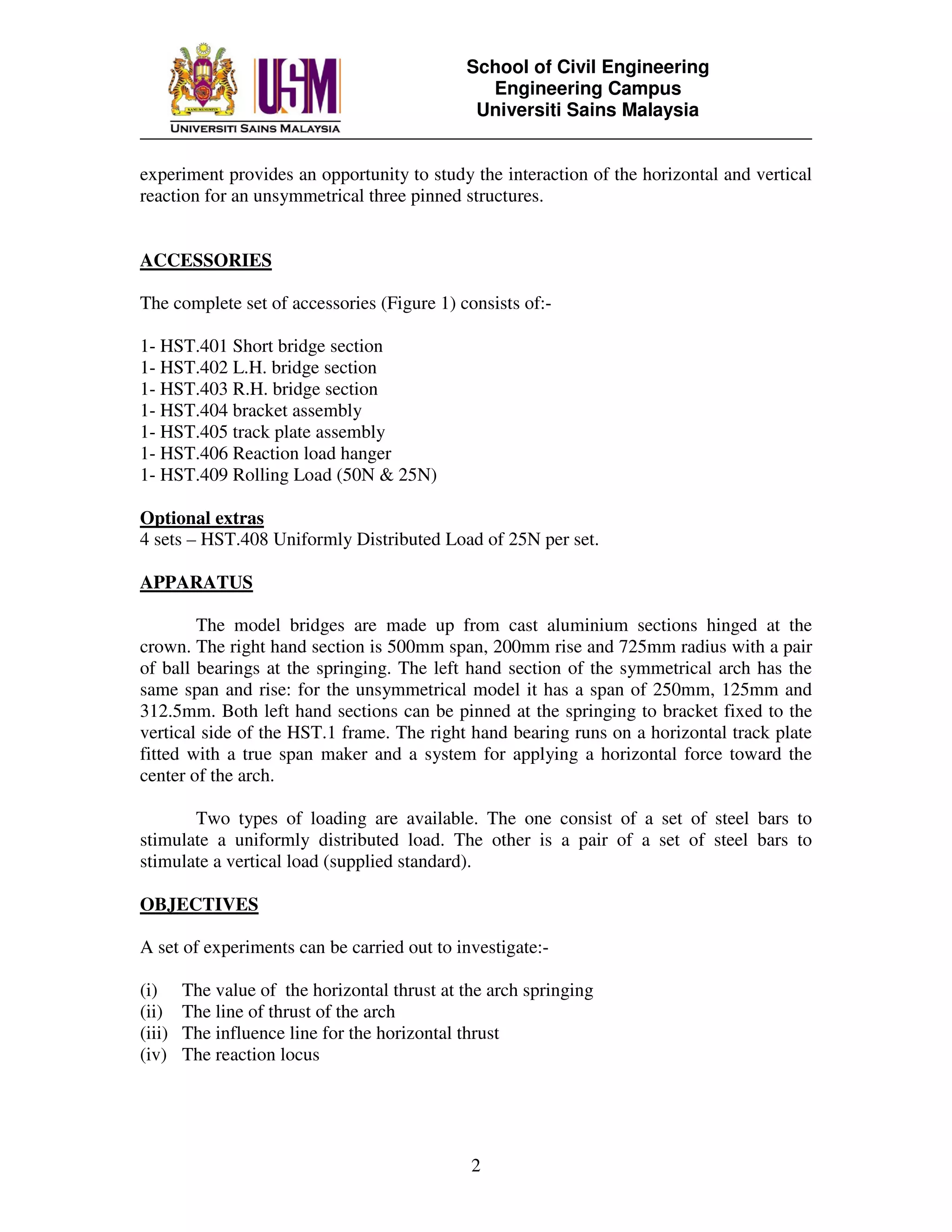 Eaa 206 s4 three hinged arch test (manual) | PDF