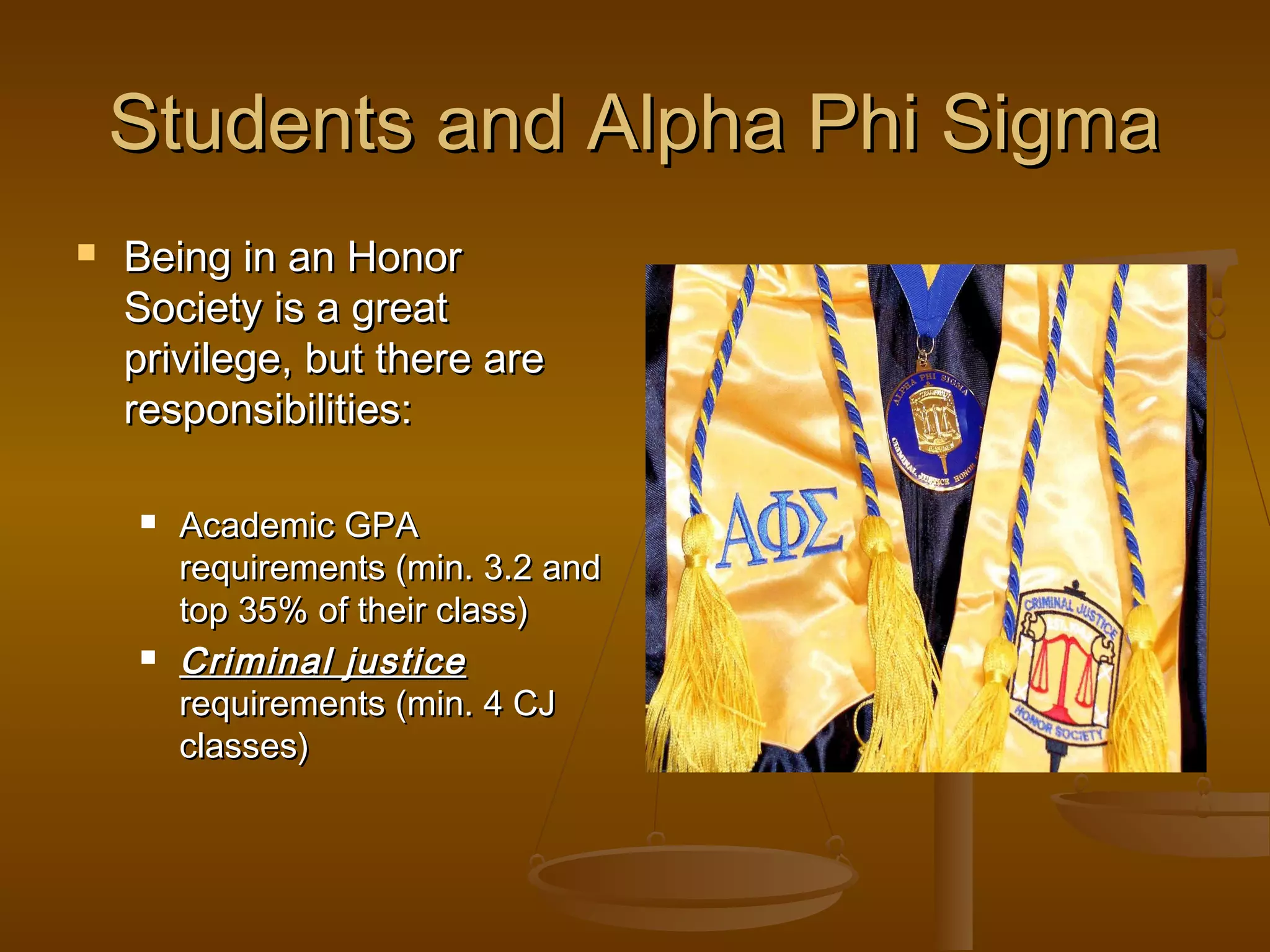 Alpha Phi Sigma Proposal PPT | PPT