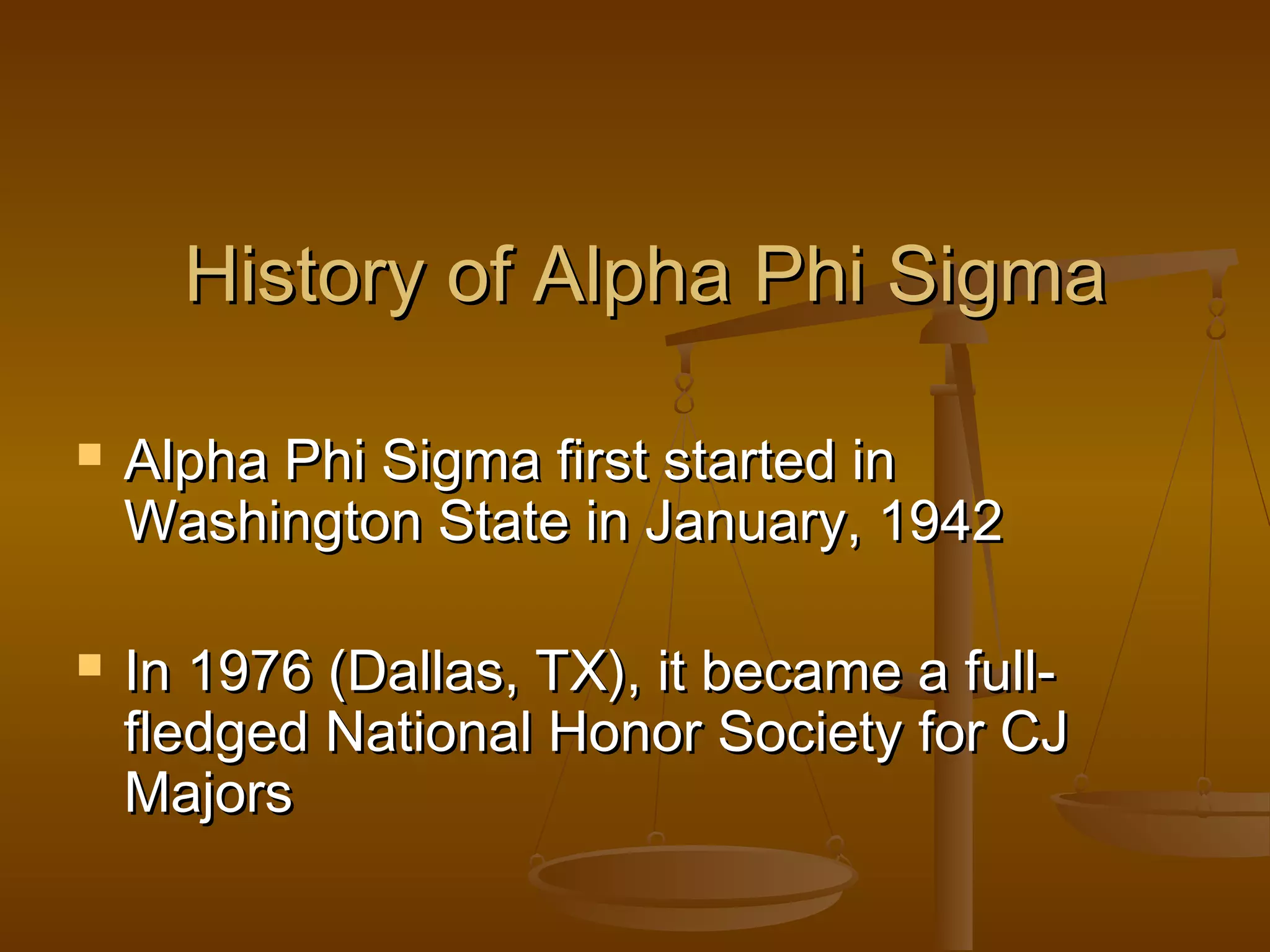 Alpha Phi Sigma Proposal PPT | PPT