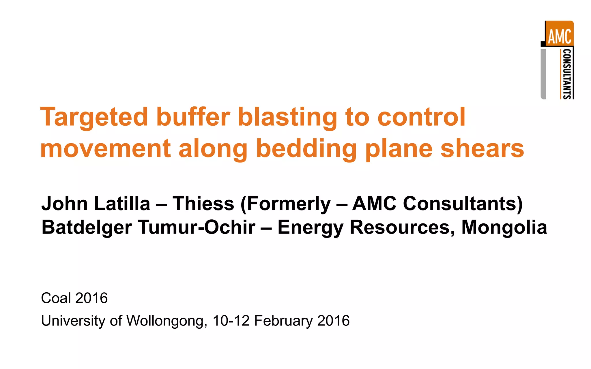 Buffer blasting presentation for Coal 2016.rev1