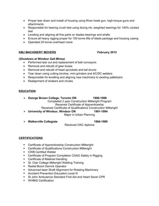 Shawn Schram Resume Revised | DOC