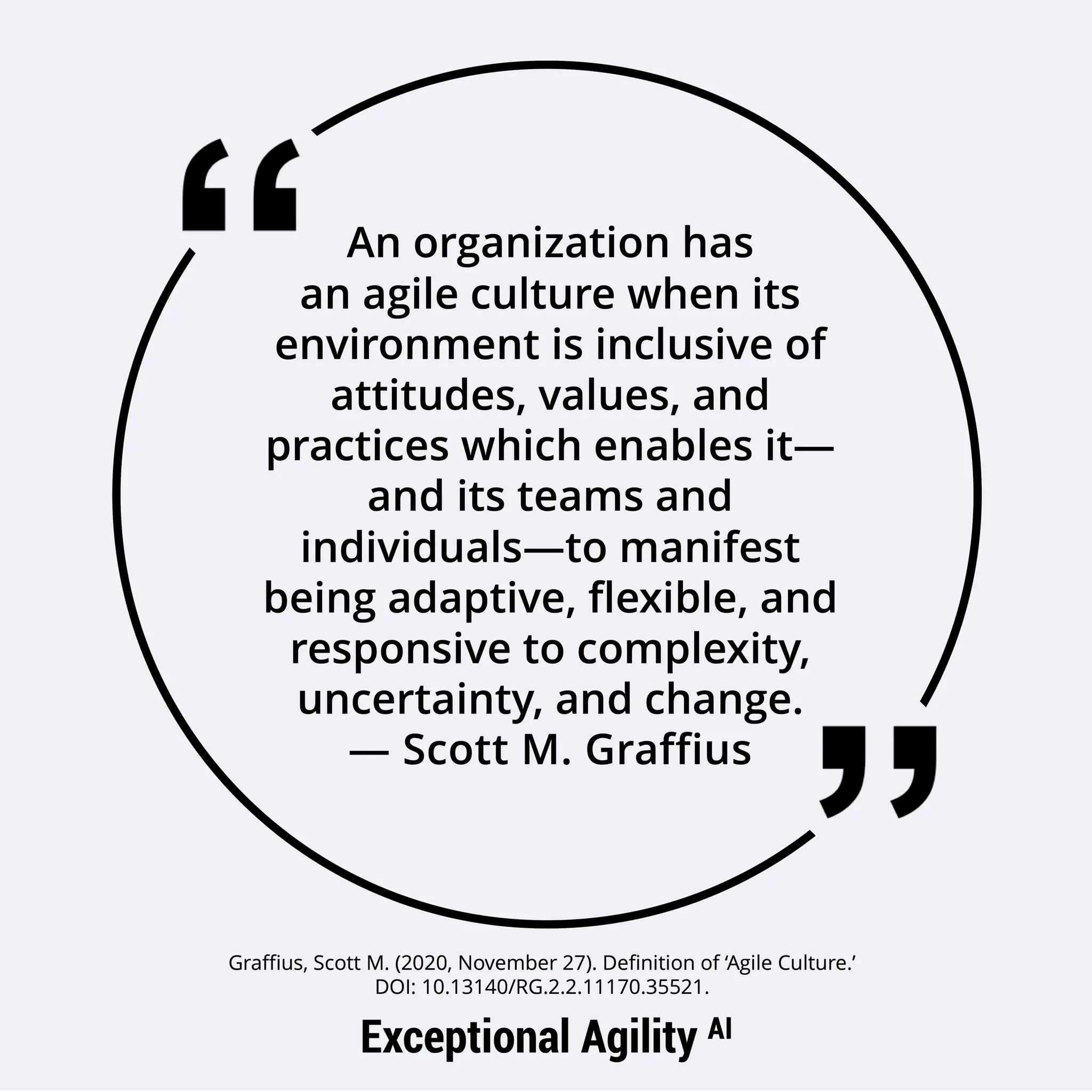 Agile Culture: "An organization has an agile culture ..." | PDF