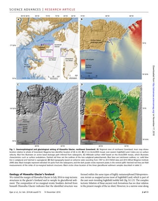 A large impact crater beneath Hiawatha Glacier in northwest Greenland | PDF