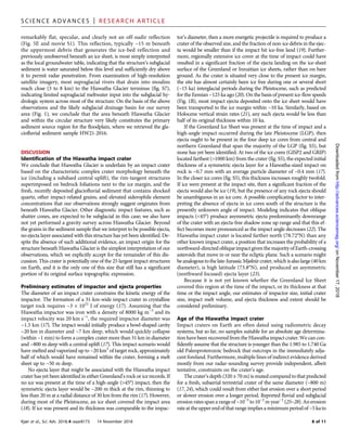 A large impact crater beneath Hiawatha Glacier in northwest Greenland | PDF