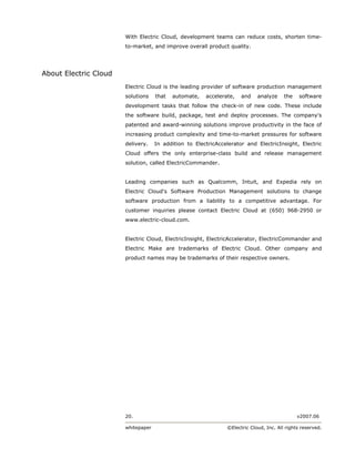 A Scalable Software Build Accelerator | PDF