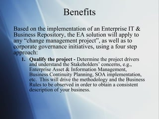 EA as a Change Management Agent | PPT