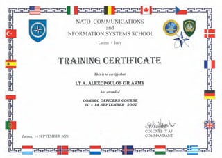 COMSEC OFFICER COURSE LATINA | PDF