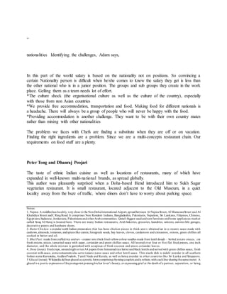 A Variety of Indian Cuisine Adds Spice to Lonely Hearts Club Band- v2 ...