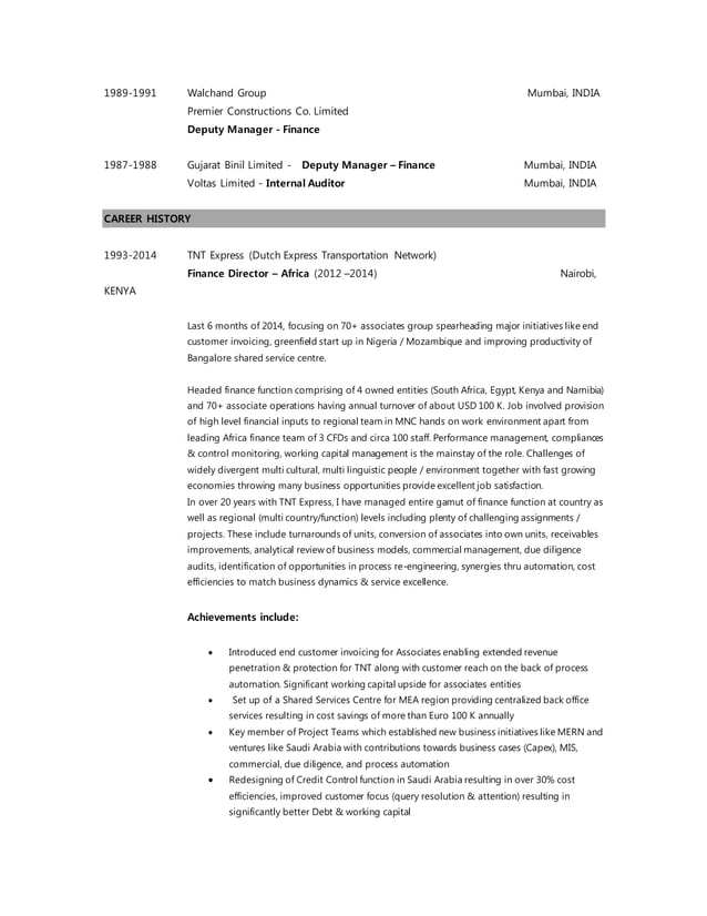 NITIN REGE RESUME - 2016 | DOCX