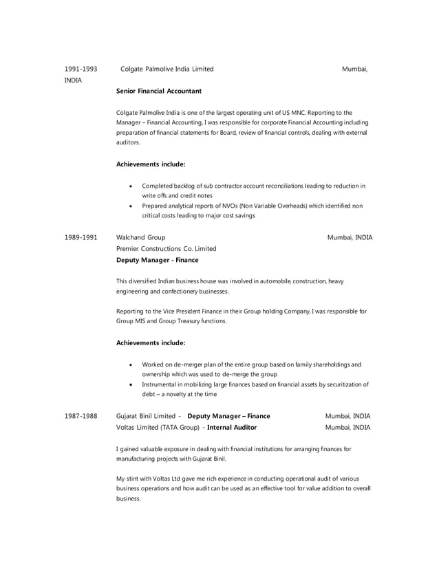 NITIN REGE RESUME - 2016 | DOCX