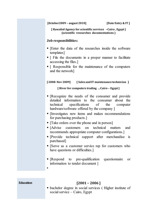 maged c.v | DOCX | IT and Internet Support | Internet