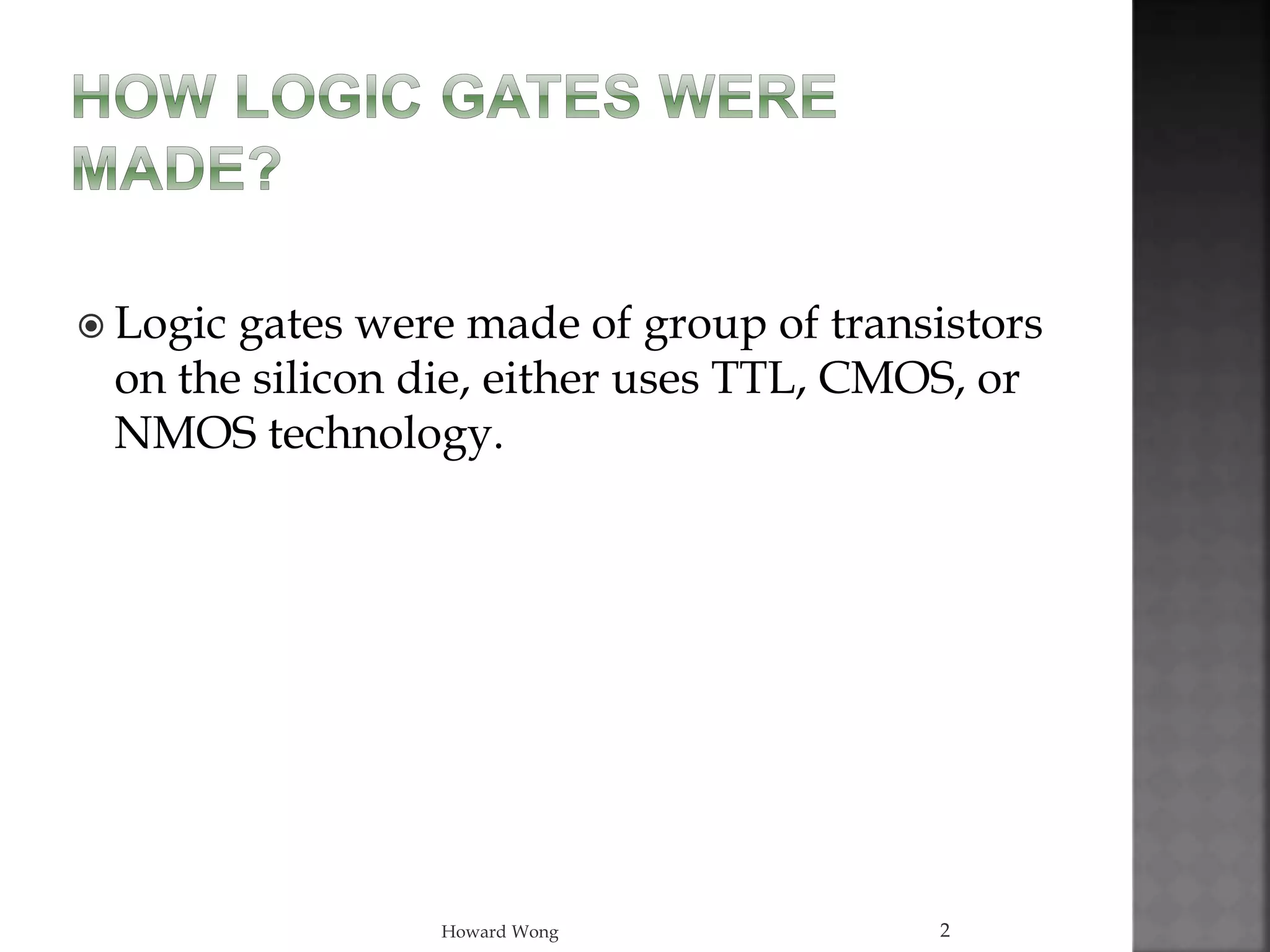 Digital Logic Gates and RAID Explained v1.3 | PPTX