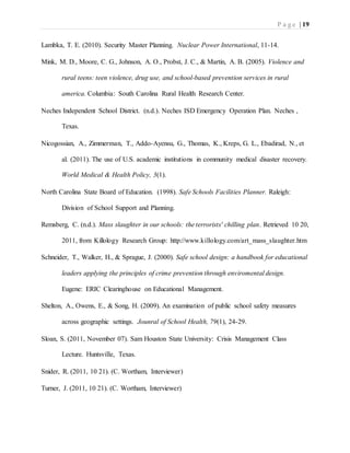 Designing School Security: Low Cost/Low Tech Solutions For Building A ...