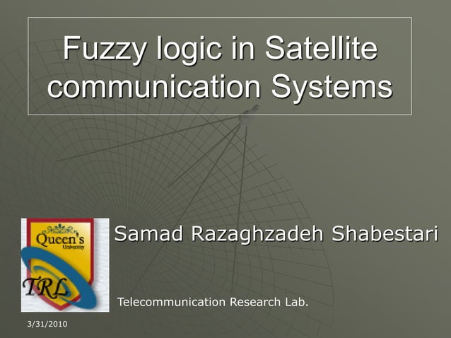 Fuzzy logic and Satellite communication Systems | PDF | Computer Networking | Computing