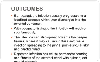 External auditory canal anatomy pathologies & management | PPTX