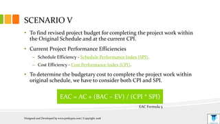 Calculating Estimate At Completion (EAC) Using 5 Different Formulas ...