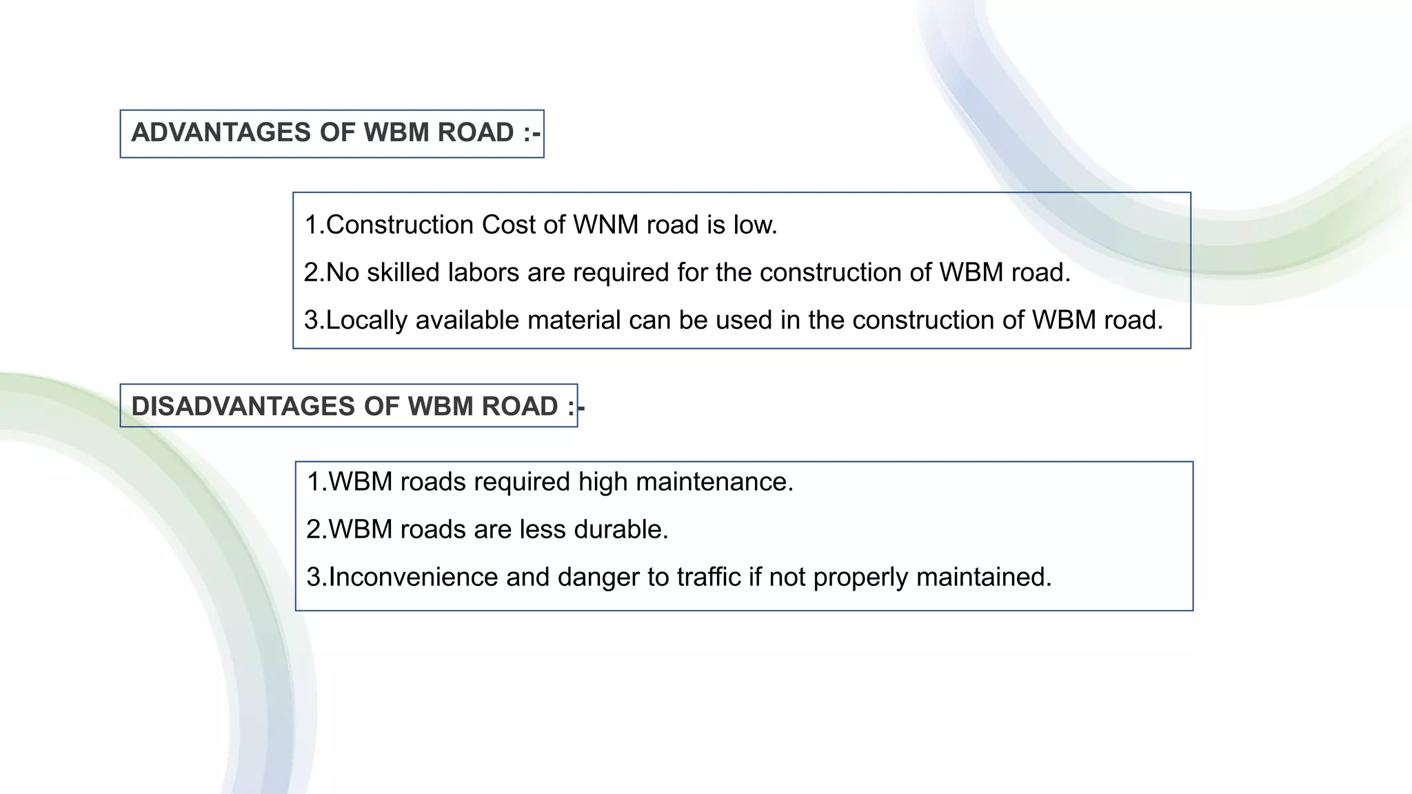 ESTIMATE THE CONSTRUCTION PROCEDURE OF WATER-BOUND MACADAM ROAD | PPTX