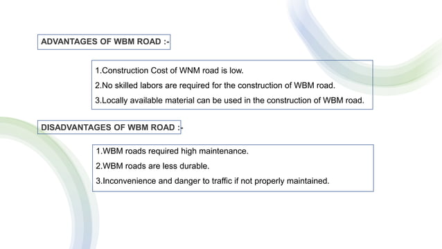 ESTIMATE THE CONSTRUCTION PROCEDURE OF WATER-BOUND MACADAM ROAD | PPTX