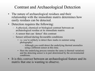 Archaeological applications of multi/hyper-spectral data: challenges and potential | PPT