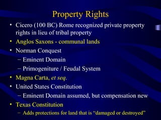 Vested Rights in Condemnation-1-3.ED Semiinar 2014v4.Powerpoint | PPT
