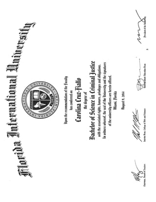 FIU Diploma | PDF