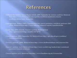 Crouzon’s Syndrome | PPT
