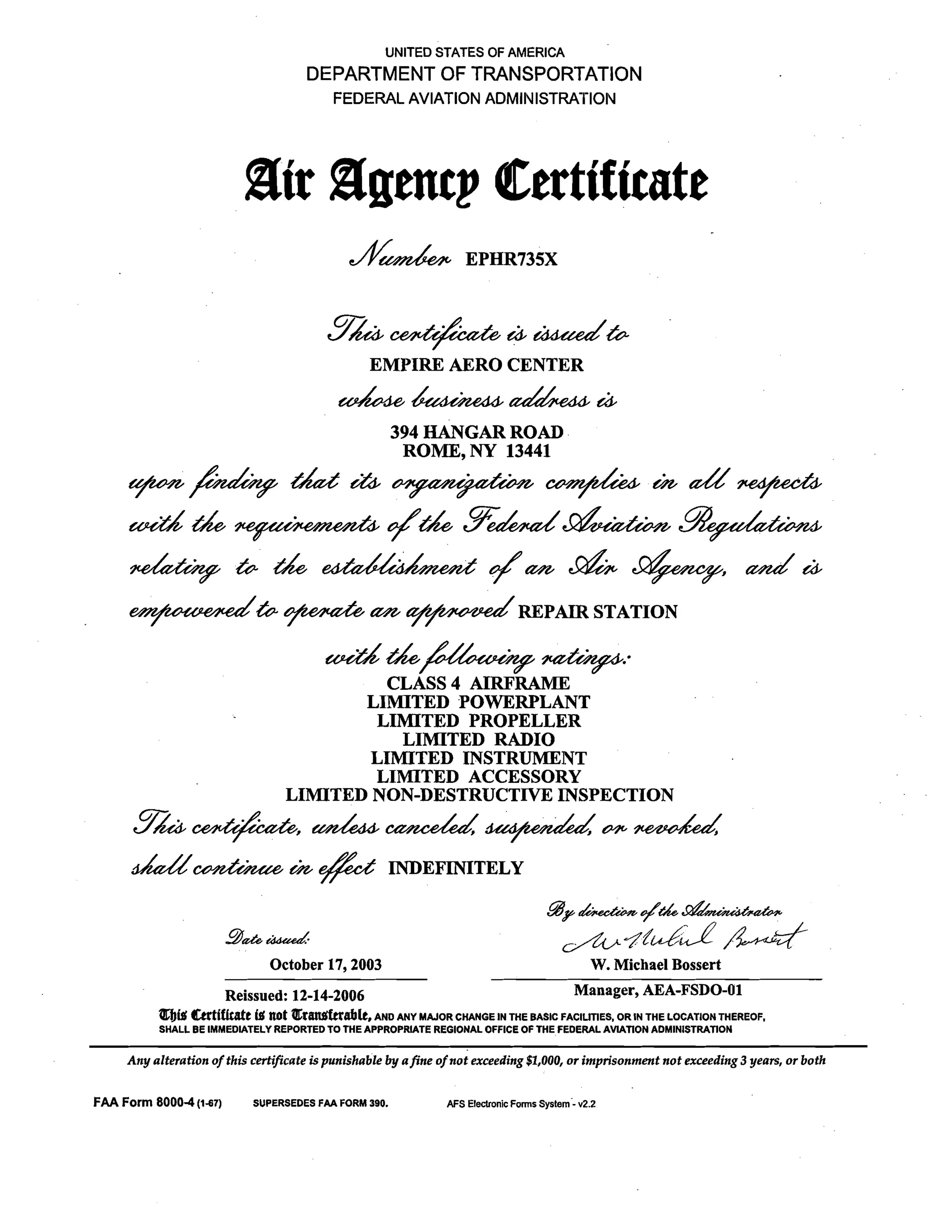 EAC FAA 145 EASA 145 ISO9001 | PDF