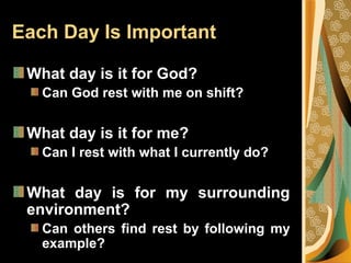 Each Day Is Important | PPT
