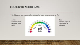 acido base presentación con las características comunes | PPTX