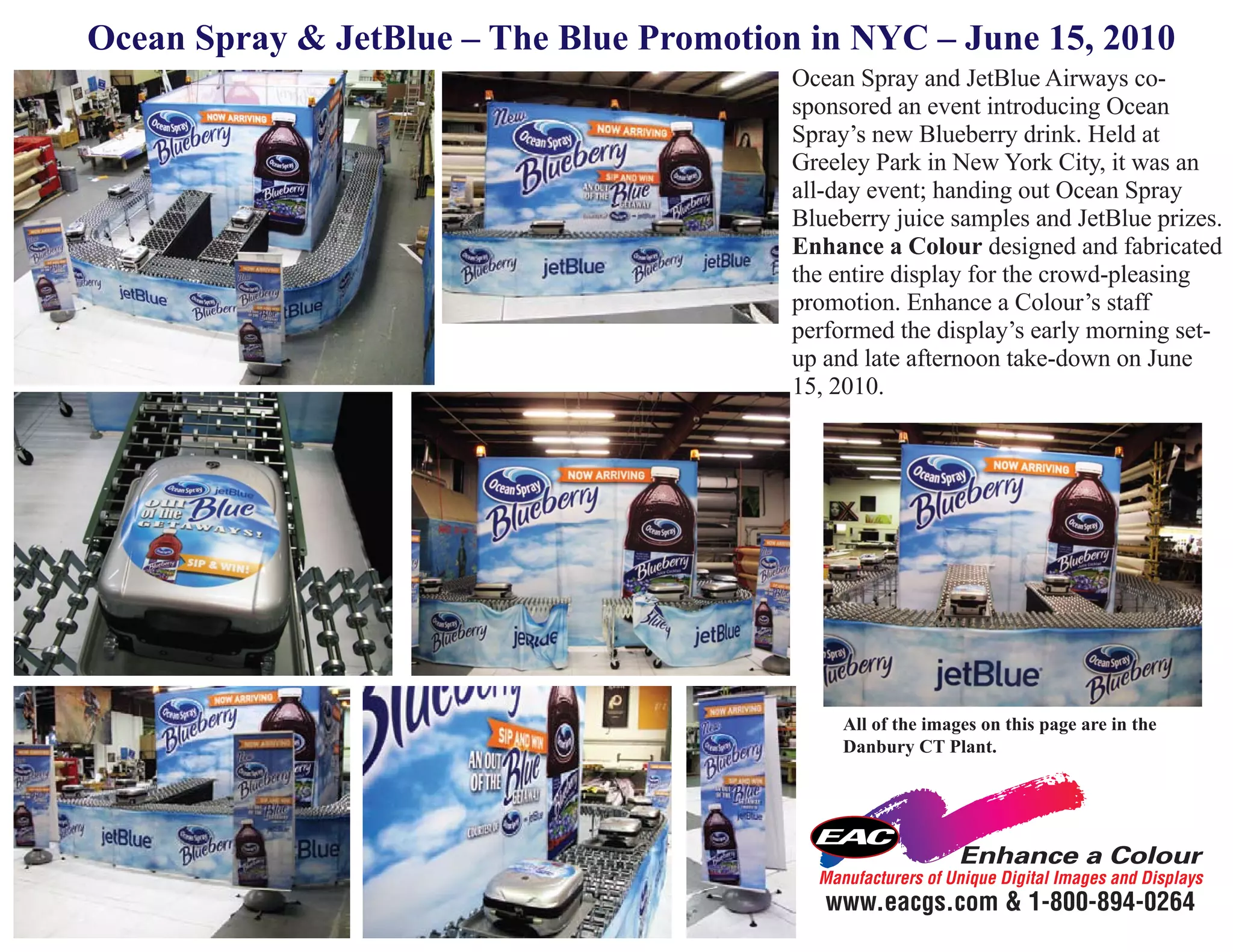 EaC Ocean Spray Jet Blue Event June 2010 | PPT