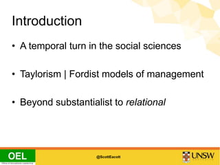 Theoretical notes on a relational approach to principals' time use ...